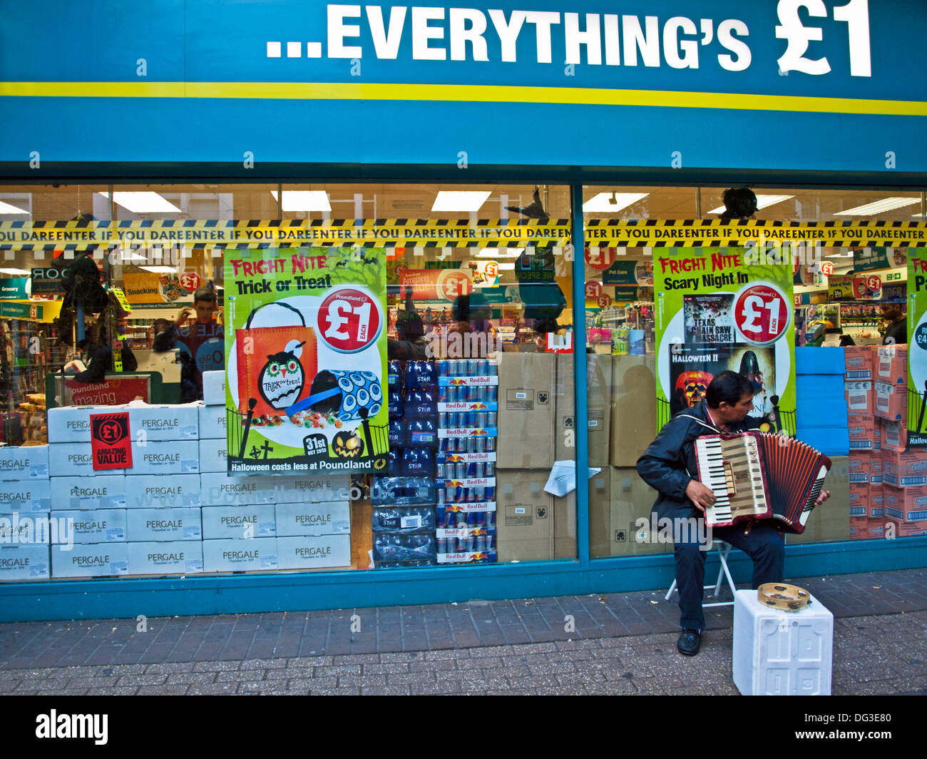 Poundland Store, Woolwich Town Centre, London, England, United Kingdom ...