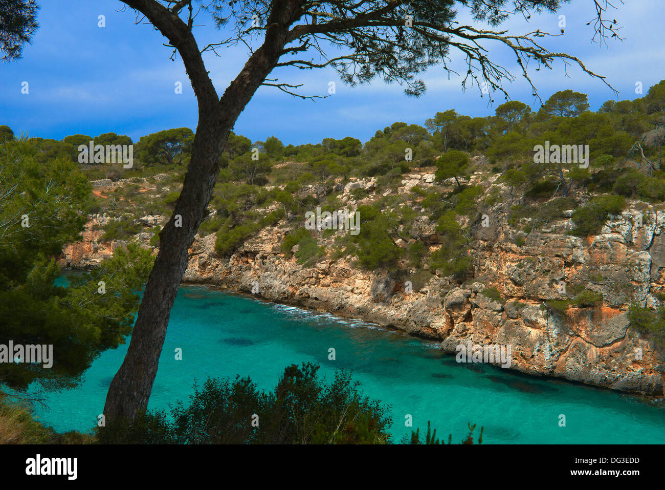 Mallorca, Cala Pi, Llucmajor, Palma, Majorca, Balearic Islands, Spain ...