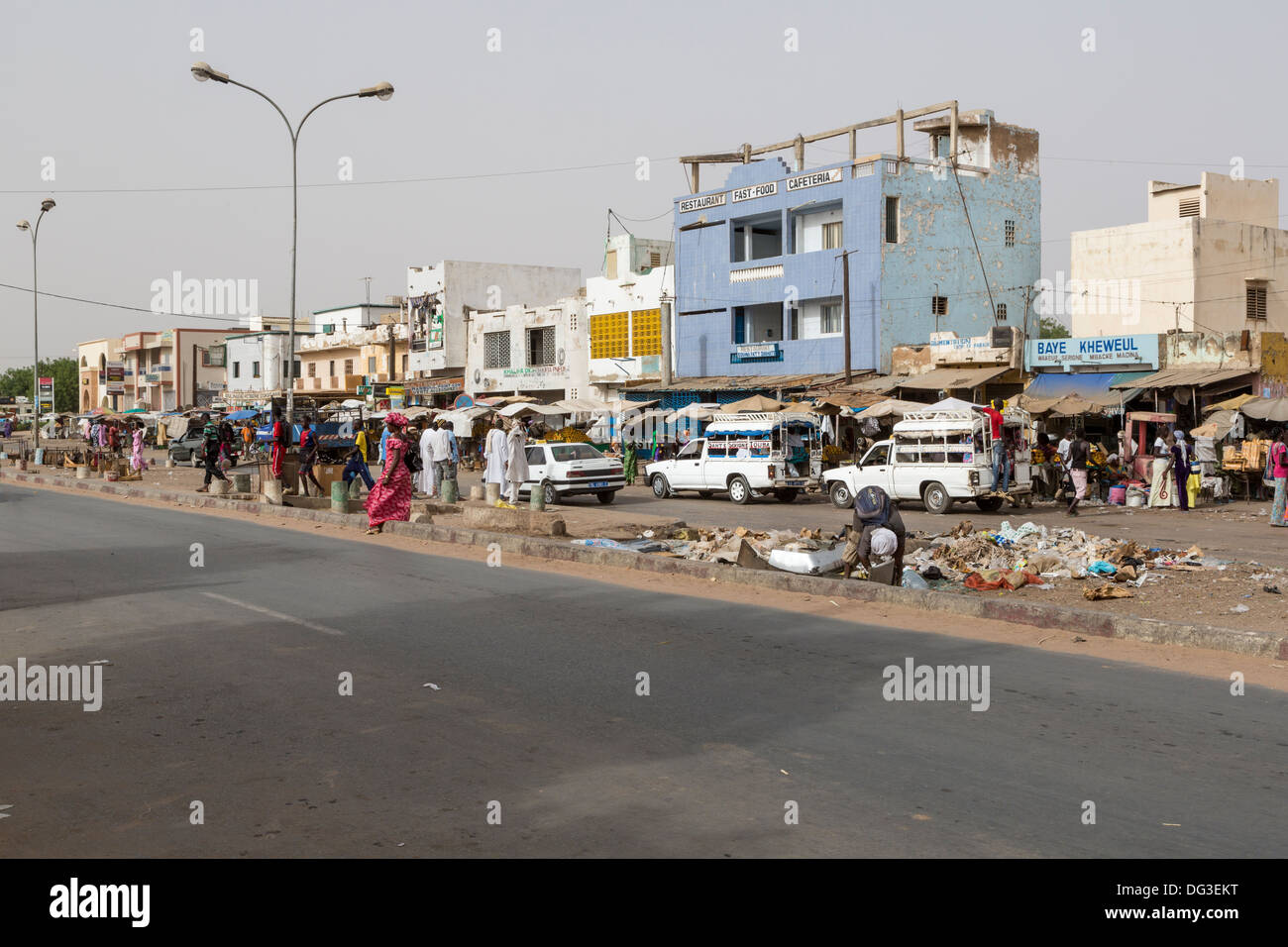 Senegal, Touba. Street Scene Stock Photo - Alamy