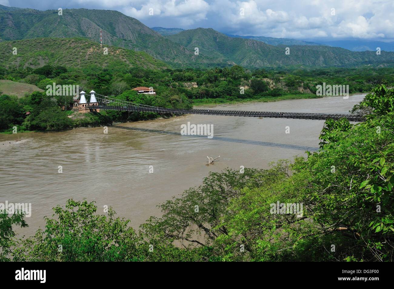 Puente de Occidente - Cauca river in SANTA FE de ANTIOQUIA - COLOMBIA ...