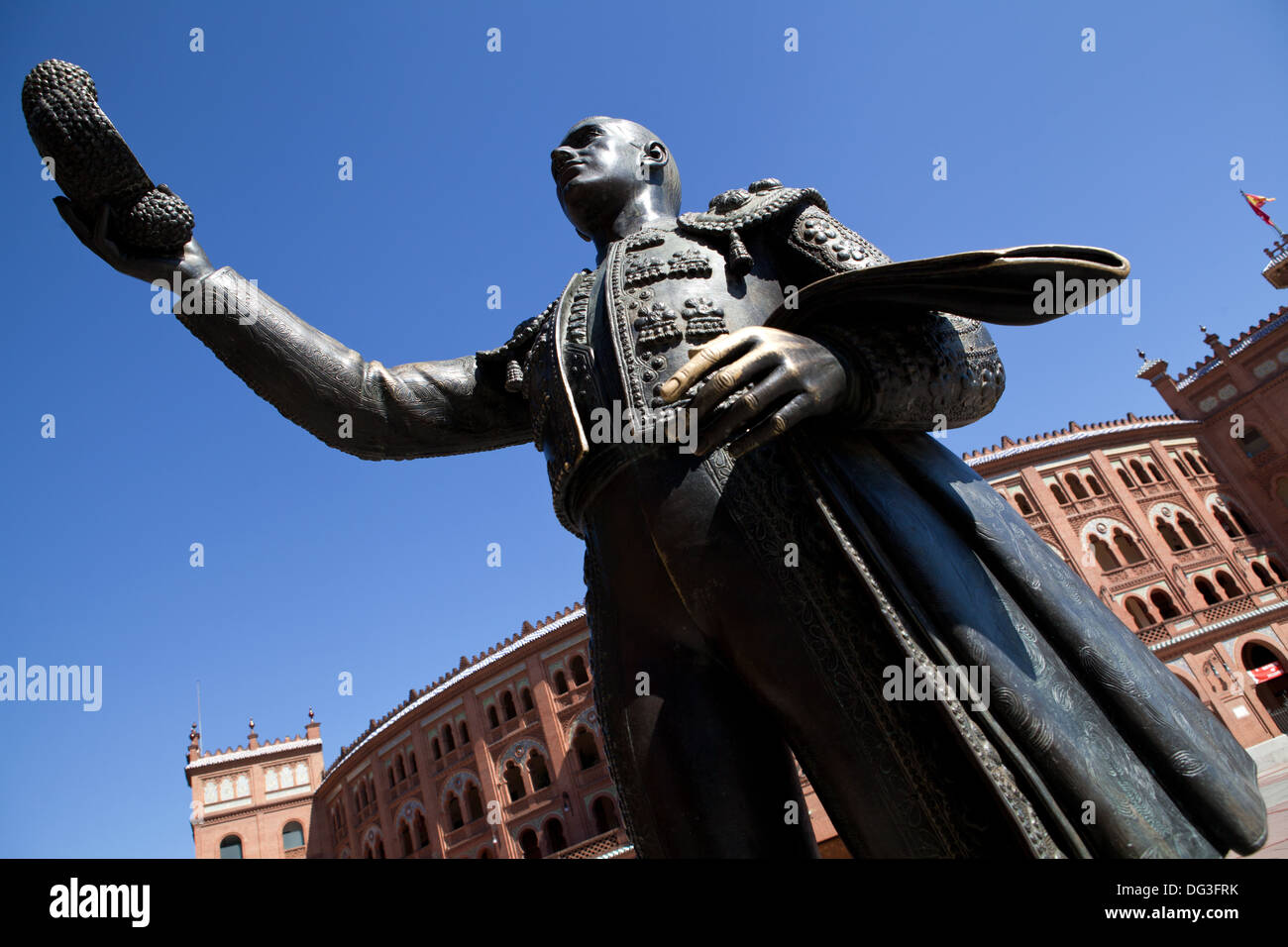 Matador Statue outside La Plaza de Toros de las Ventas Bullring in ...