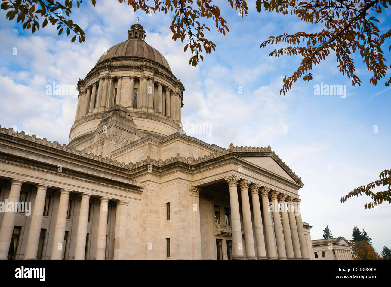 Legislature buildings and capital dome in Olympia Stock Photo - Alamy