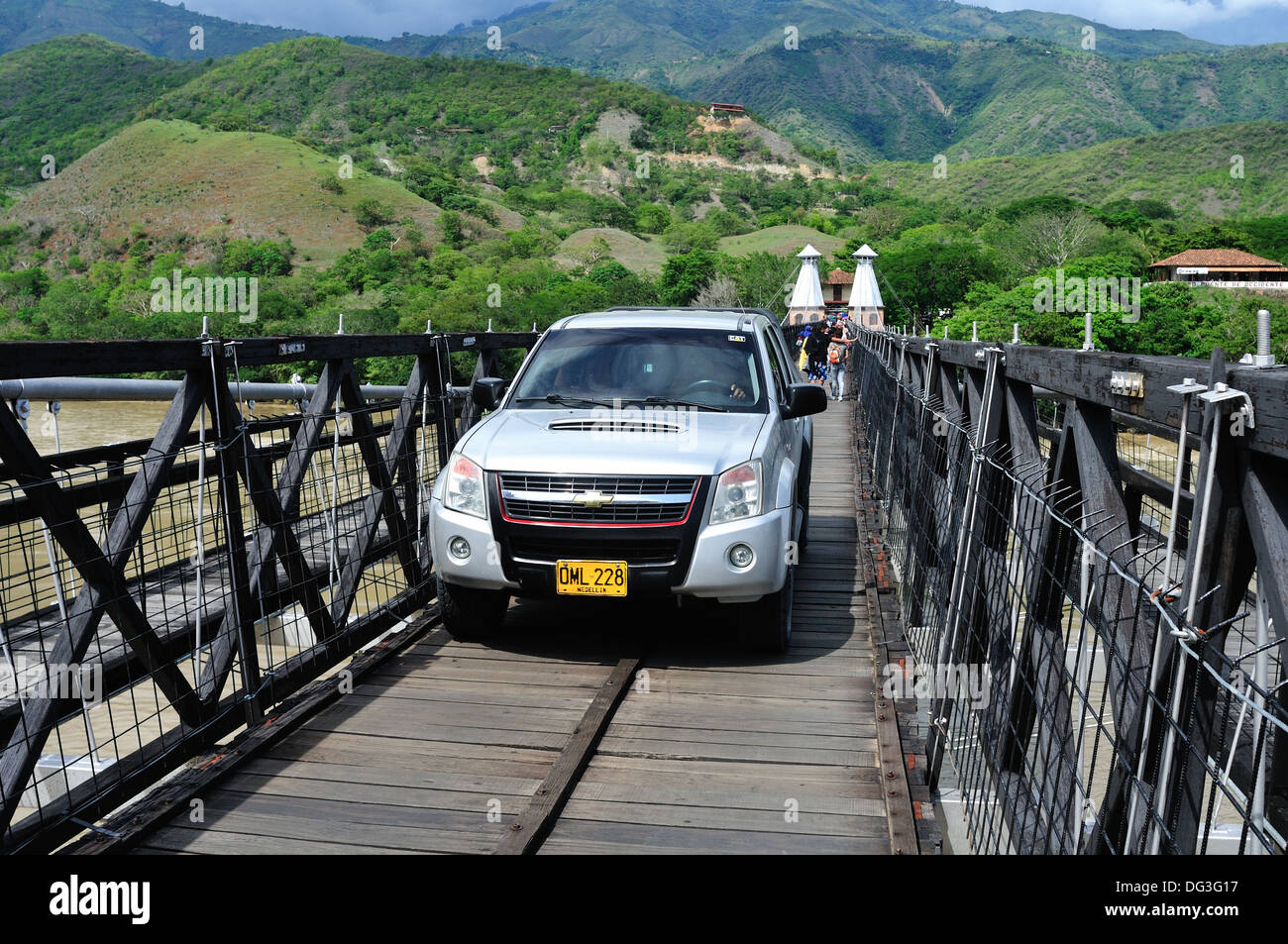 Puente de Occidente - Cauca river in SANTA FE de ANTIOQUIA - COLOMBIA ...