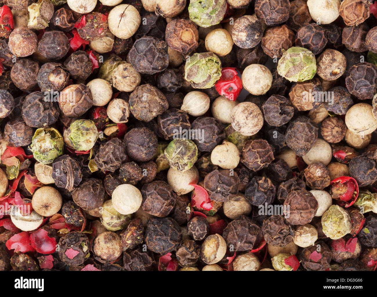 Mixed peppercorn food texture background Stock Photo - Alamy