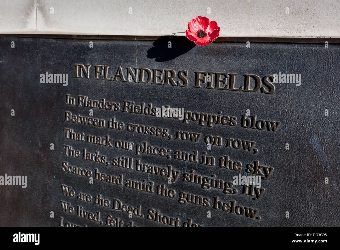 In flanders fields poem hi-res stock photography and images - Alamy