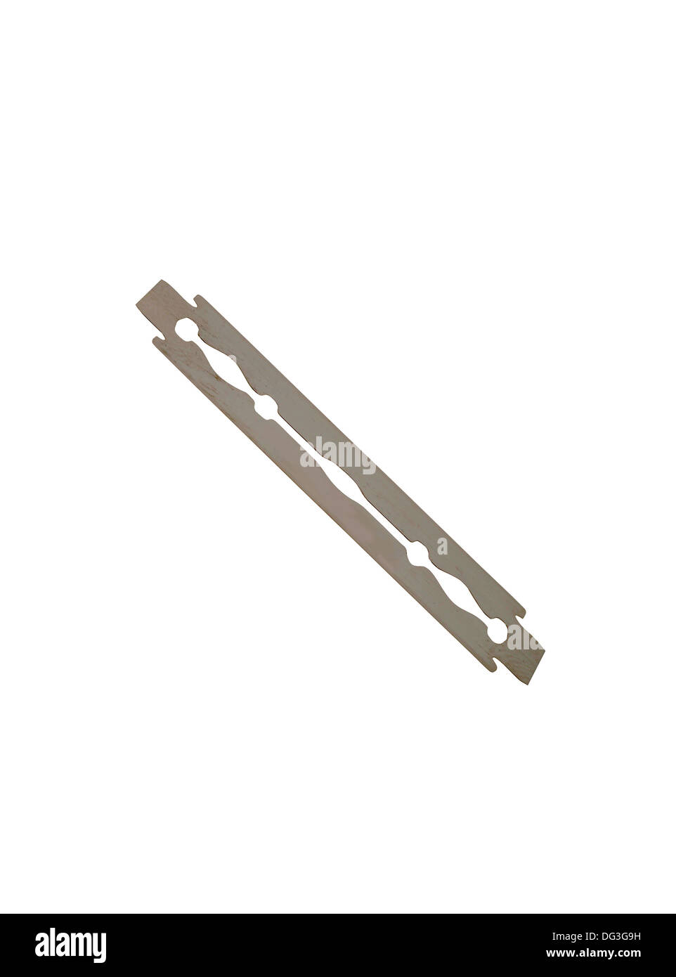 razor blade isolated on white background Stock Photo - Alamy