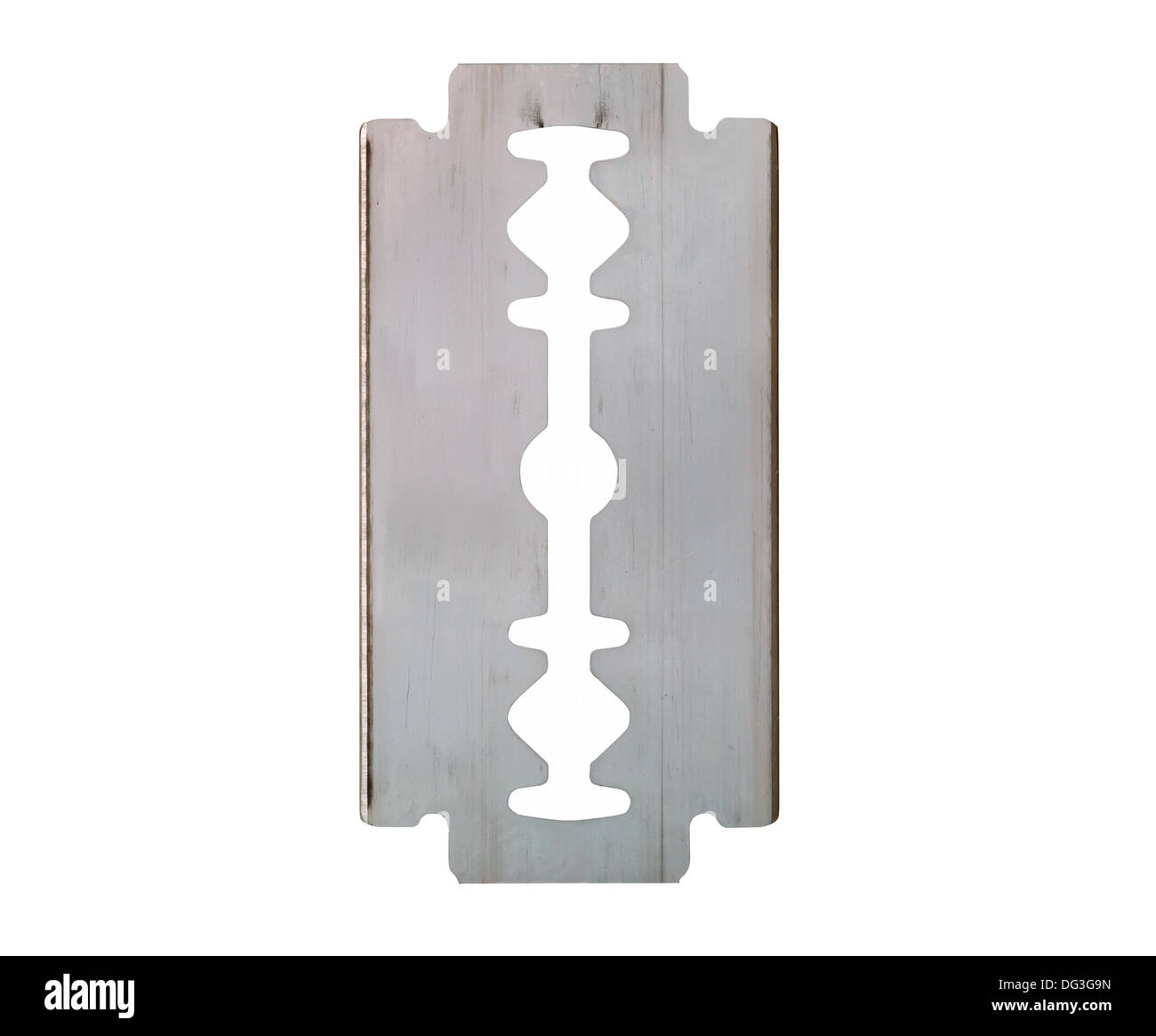 razor blade isolated om white background Stock Photo - Alamy