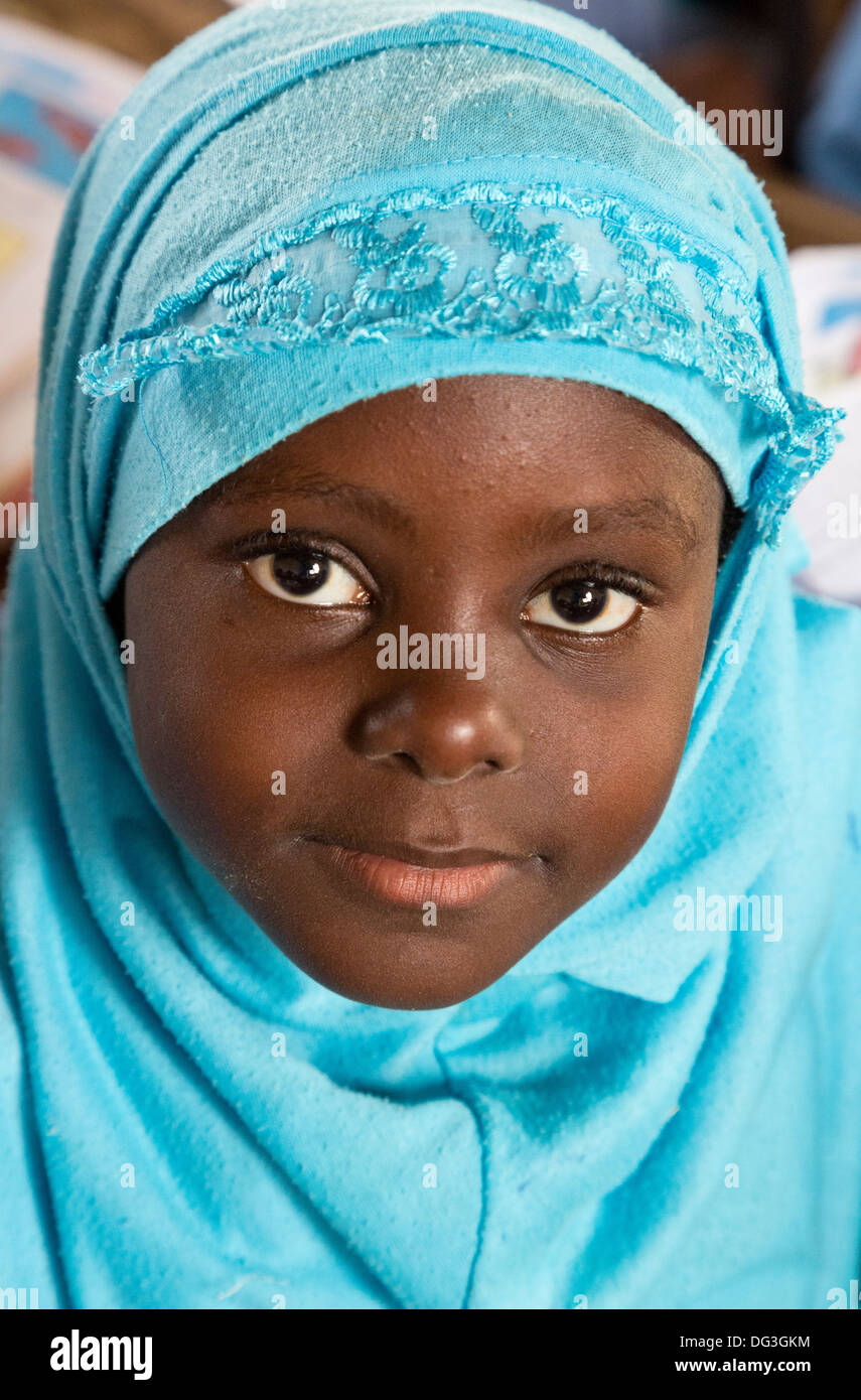 Senegal, Touba. Young Girl at Al-Azhar Madrasa, a School for Islamic ...