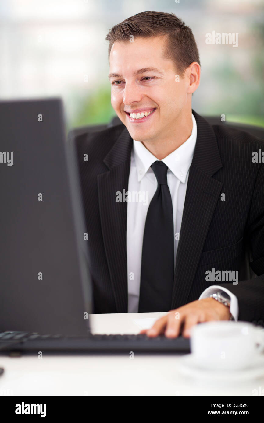 Business man working on computer hi-res stock photography and images ...