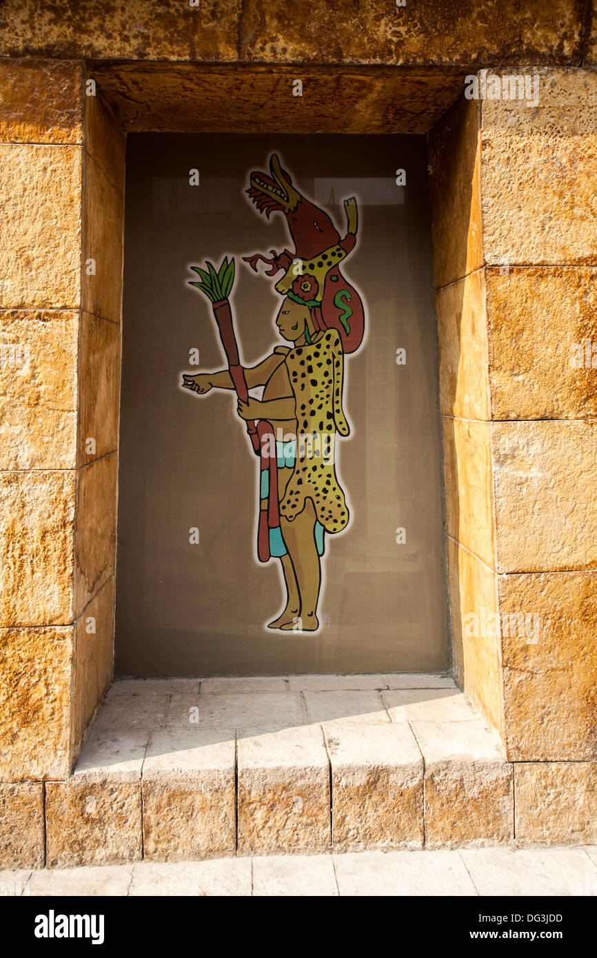 Mayan civilization drawing hi-res stock photography and images - Alamy