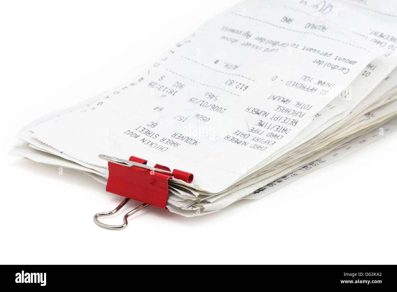 cash register receipt close up shot Stock Photo - Alamy