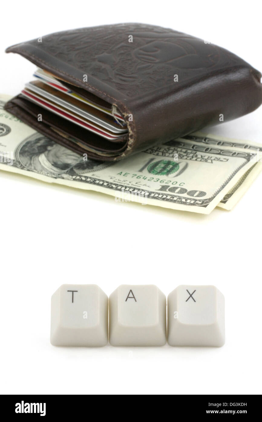 computere keys, concept of tax Stock Photo - Alamy