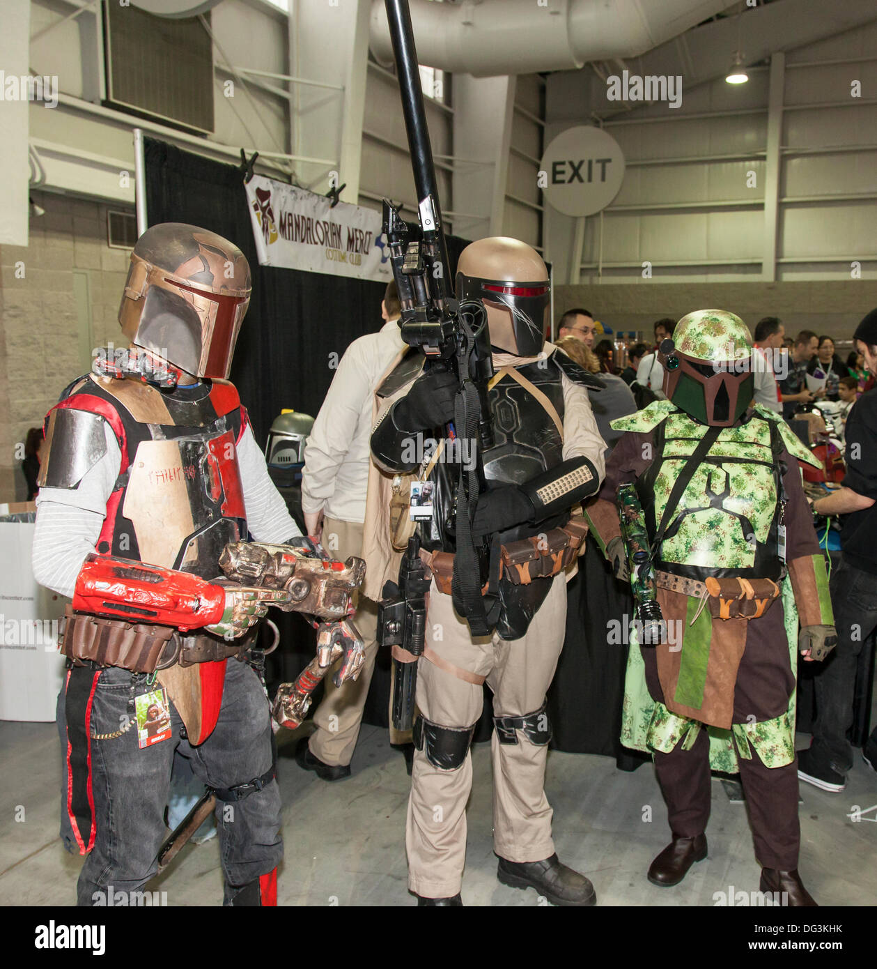 New York, New York, USA. 13th Oct, 2013. : Comic Con attendees pose in ...