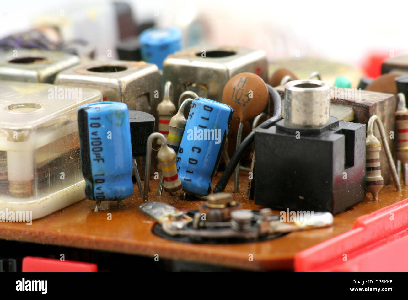 transistor radio set close up shot Stock Photo - Alamy