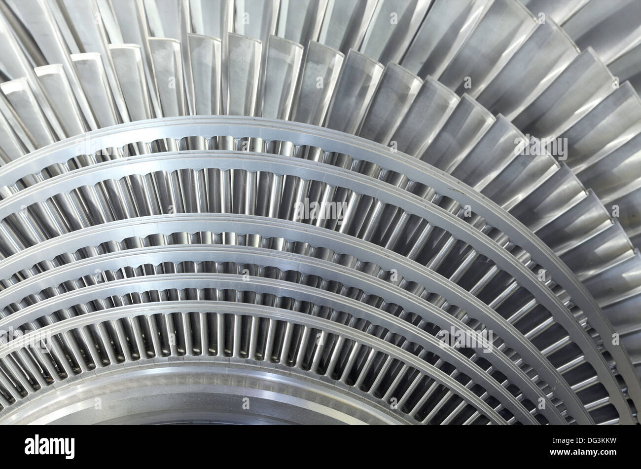 Close up of internal rotor of a steam Turbine Stock Photo - Alamy