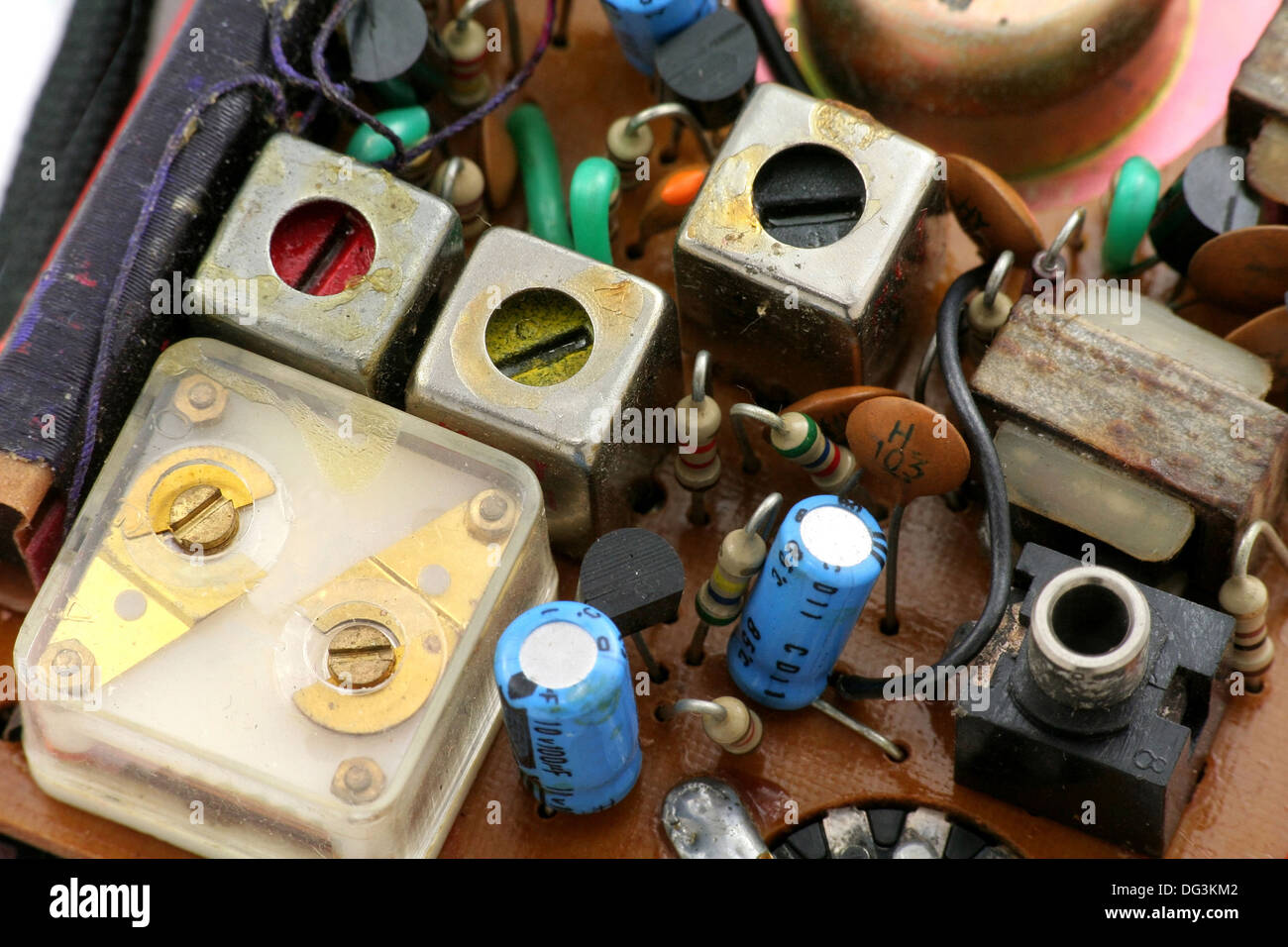 transistor radio set close up shot Stock Photo - Alamy