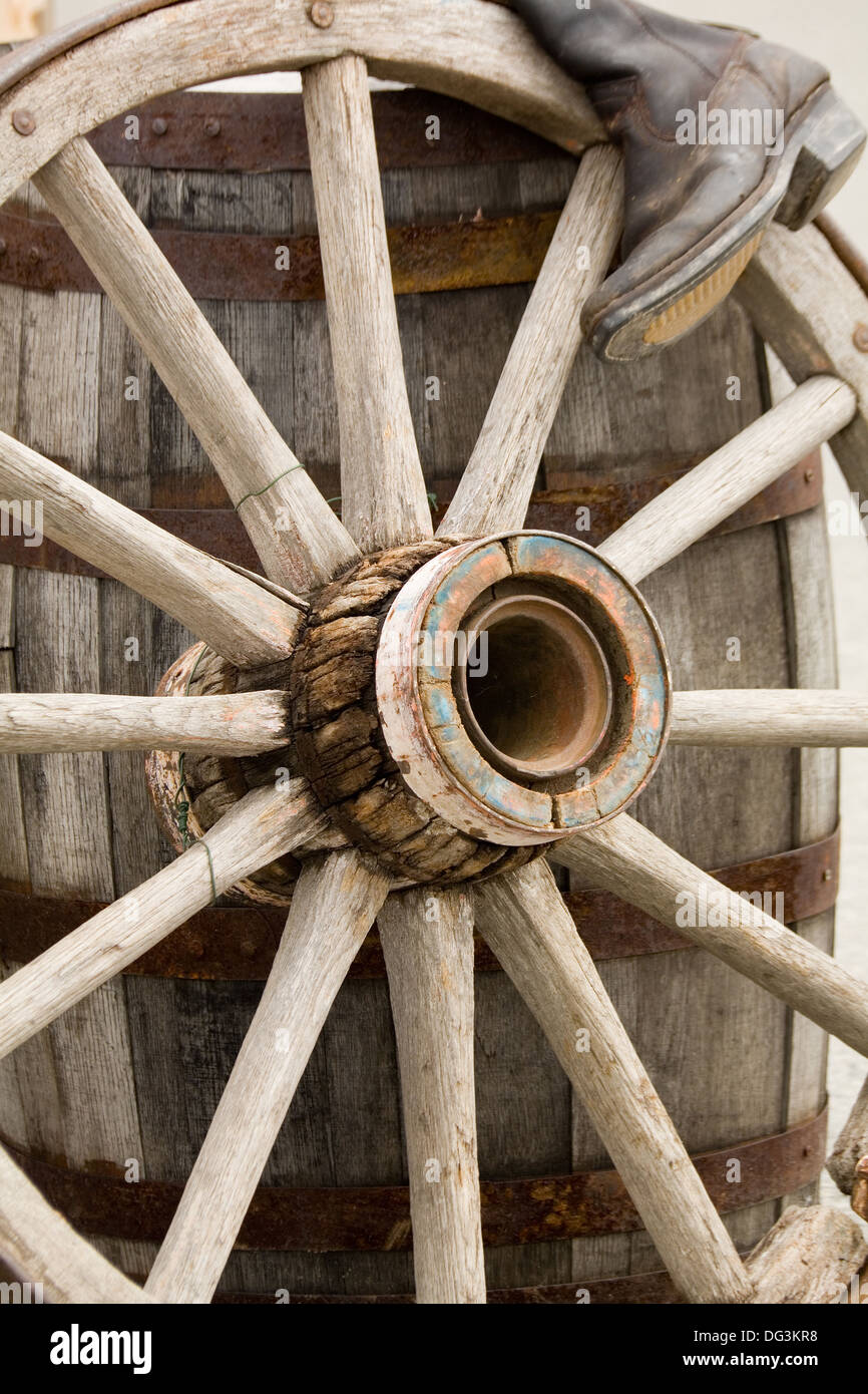 Vintage spoke wheel hi-res stock photography and images - Alamy