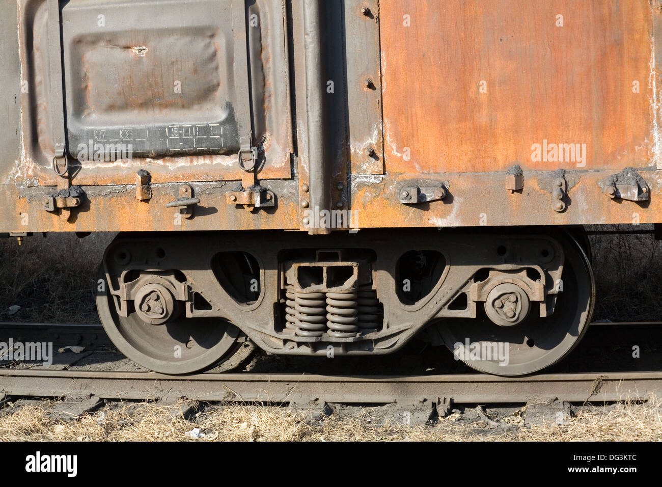 rusty train close up shot Stock Photo - Alamy