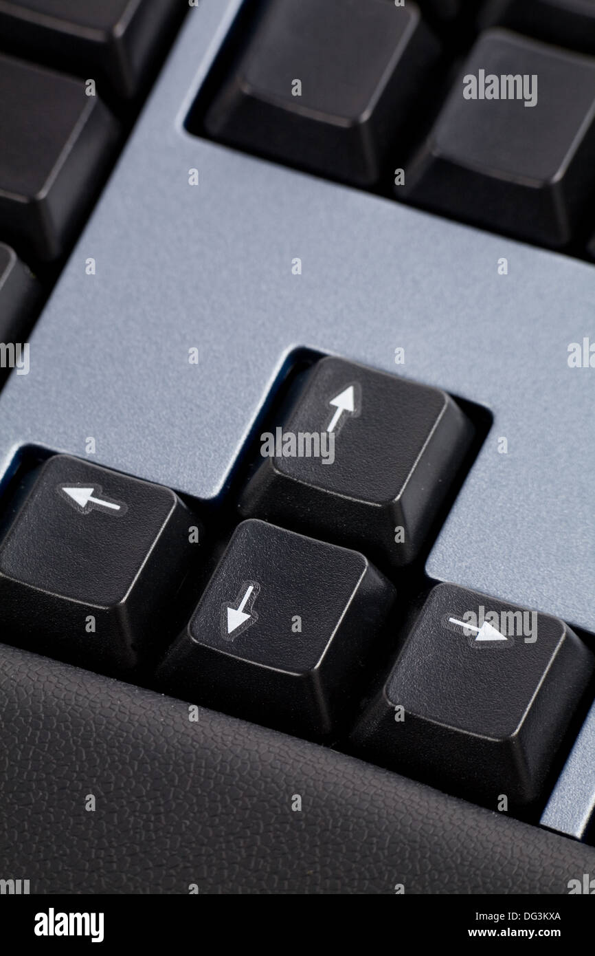 black computer keyboard close up Stock Photo - Alamy