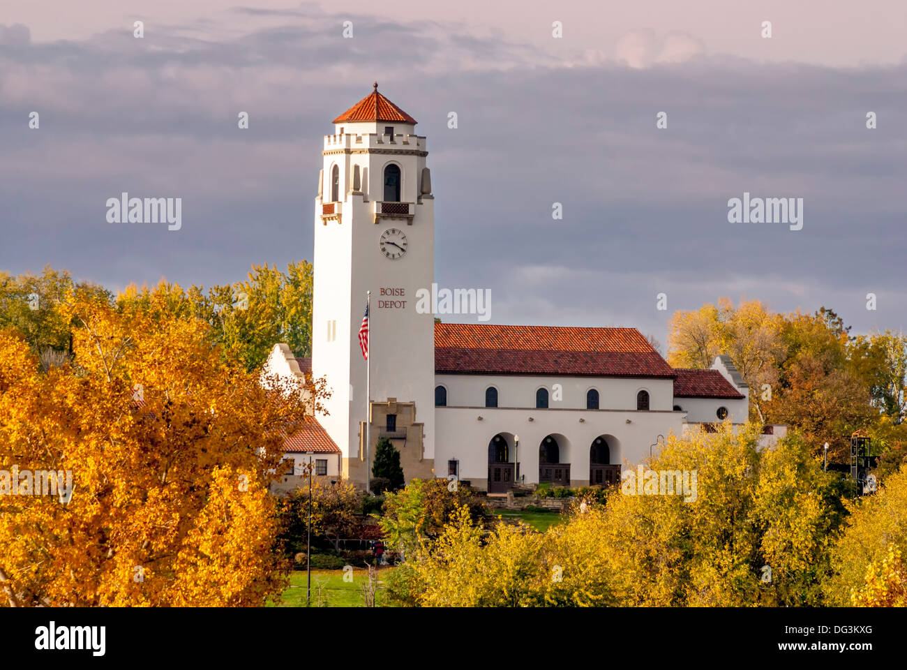 Historic architecture in autumn Stock Photo - Alamy