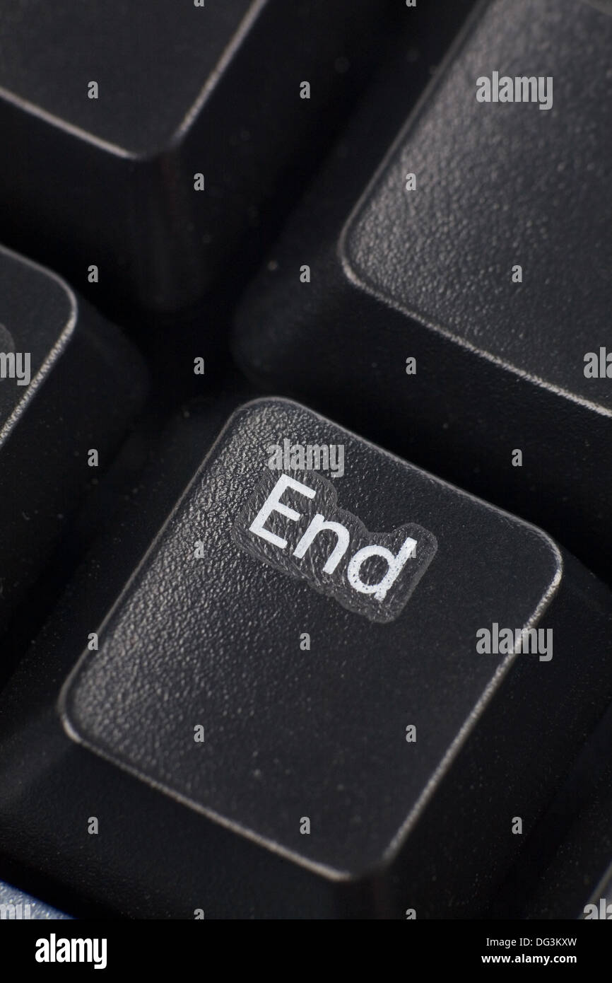 black computer keyboard close up Stock Photo - Alamy