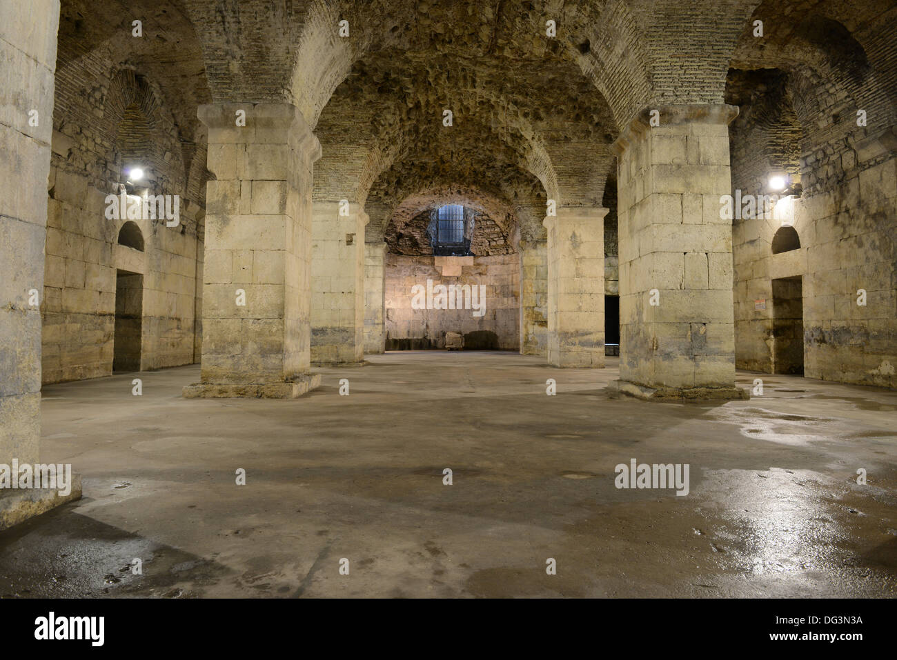 Rustic Underground Room Stock Photo - Alamy