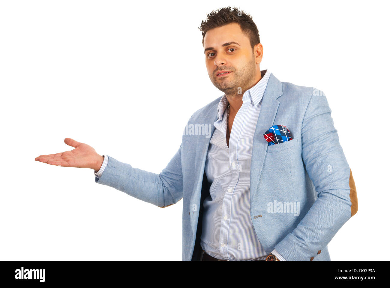 Business man making successful pose hi-res stock photography and images ...