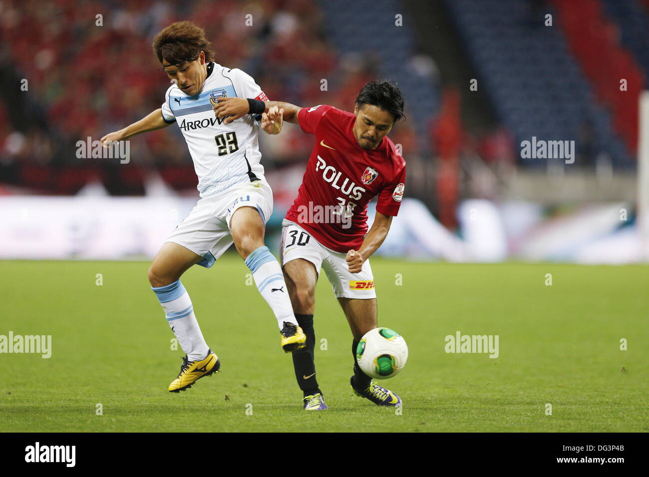 Saitama Stadium 2002, Saitama, Japan. 12th Oct, 2013. (L-R) Kyohei ...