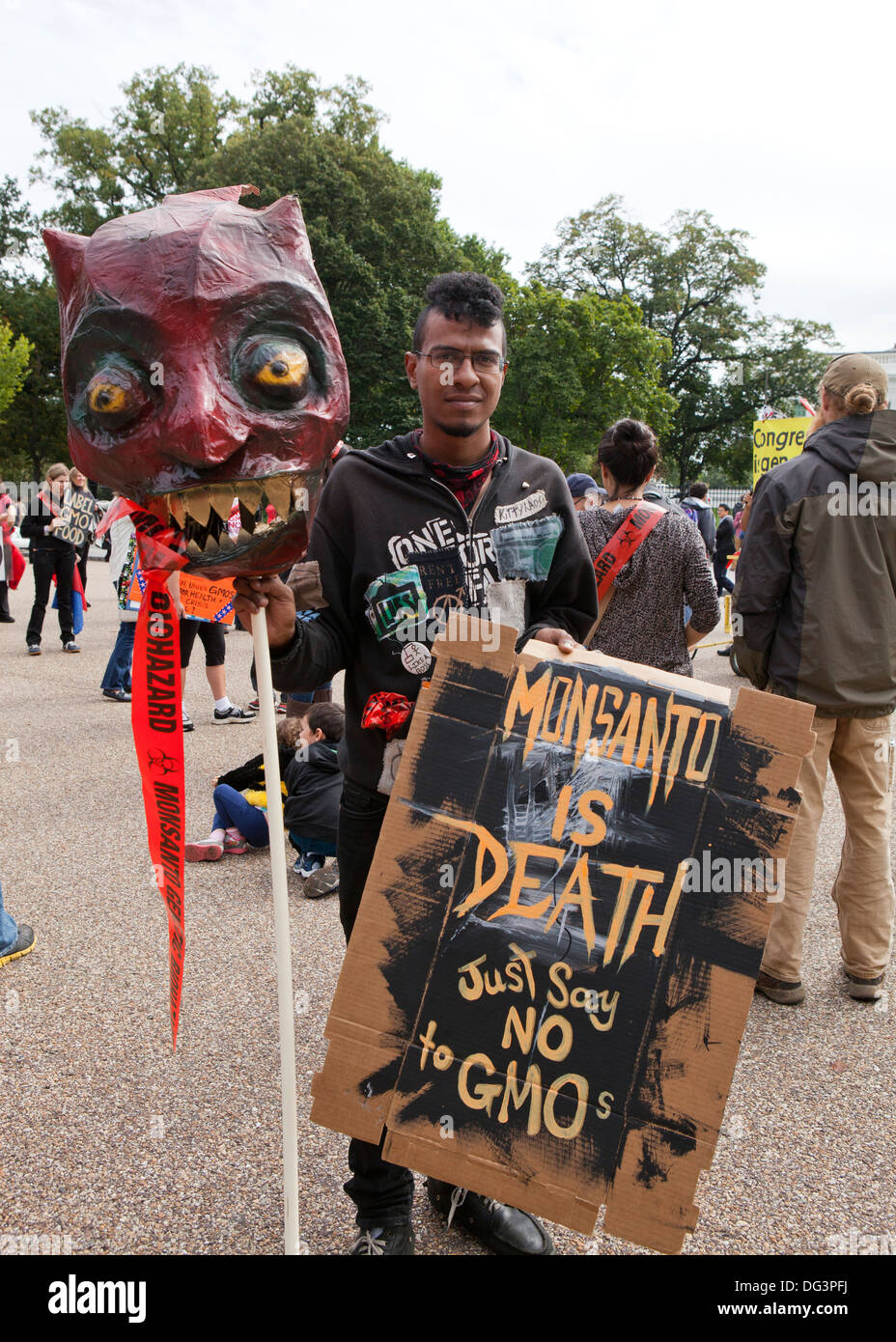 Anti-Monsanto protest - Washington, DC USA Stock Photo - Alamy