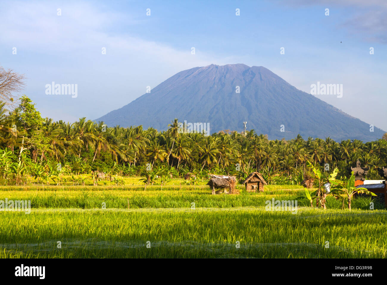 Mt. Agung, Amed, Bali Stock Photo - Alamy
