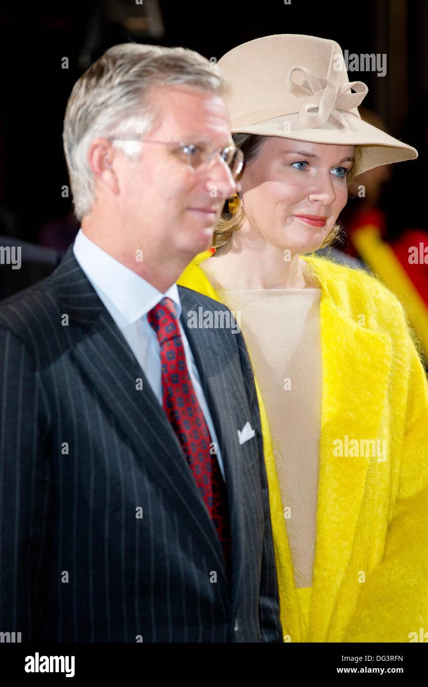 King Philippe (Filip) and Queen Mathilde visit Liege, Belgium during ...