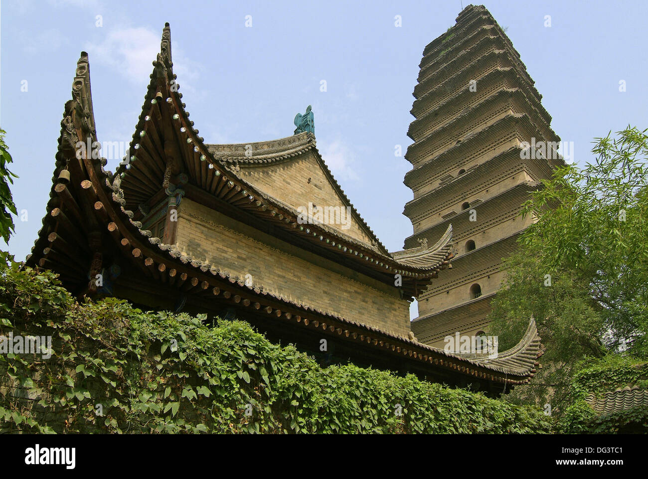 Small wild goose pagoda xian hi-res stock photography and images - Alamy