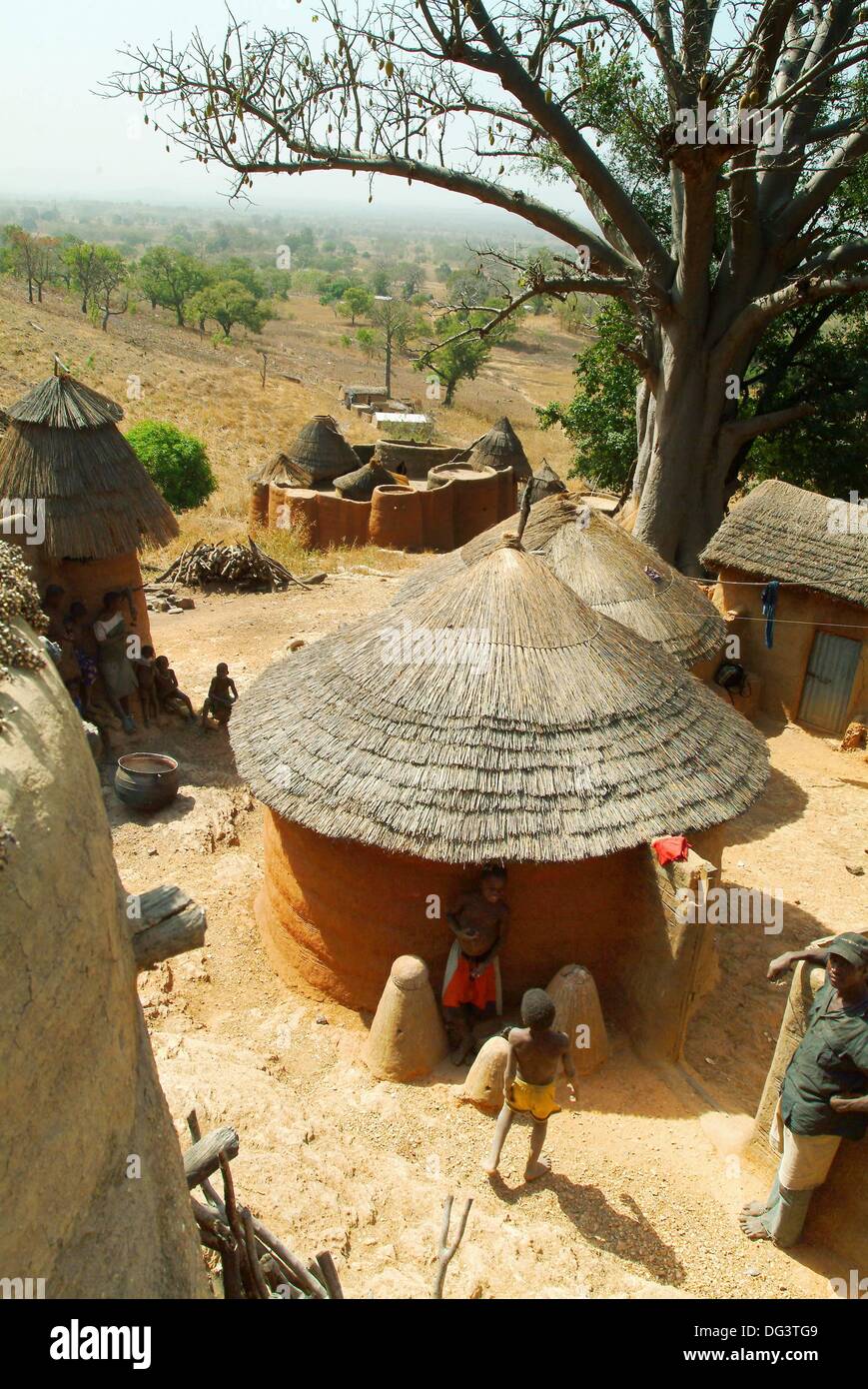 Tamberma ethnic group area, Atakora mountains, Togo Stock Photo - Alamy