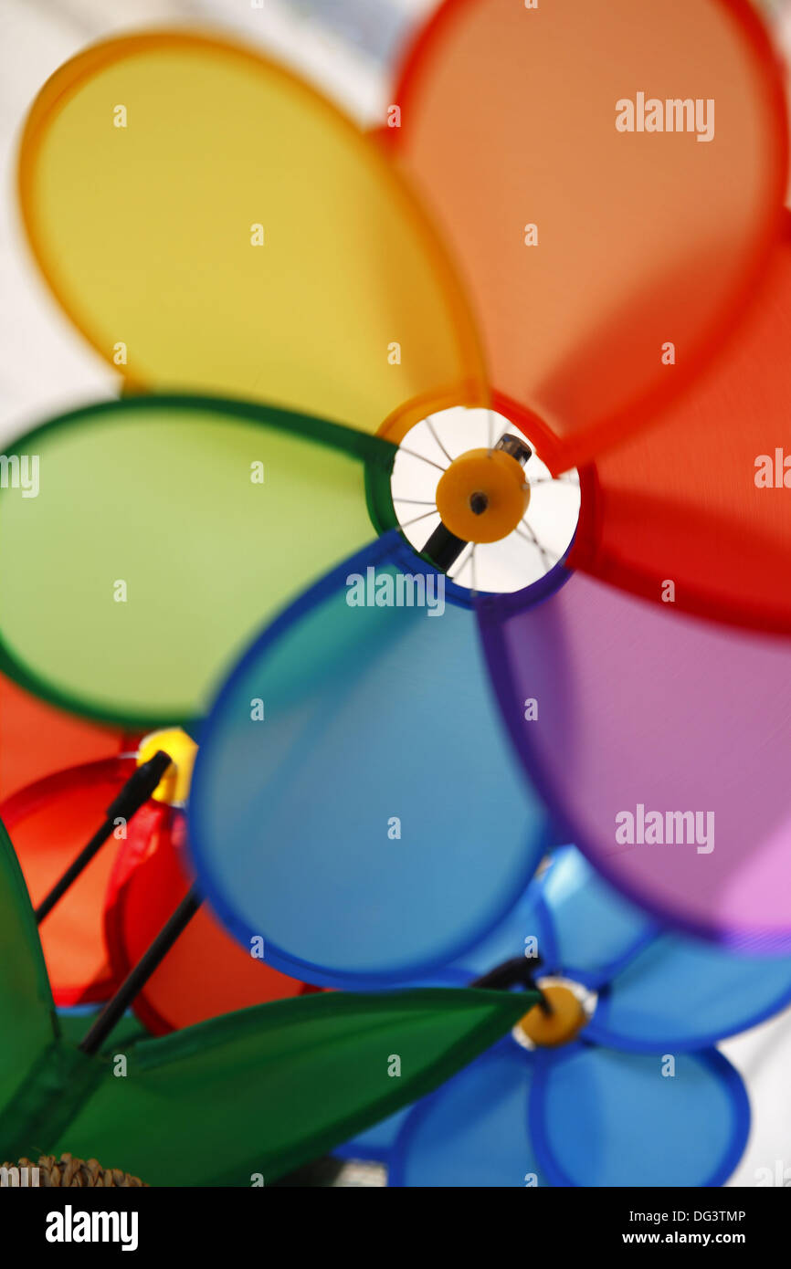 Rainbow pinwheels hi-res stock photography and images - Alamy