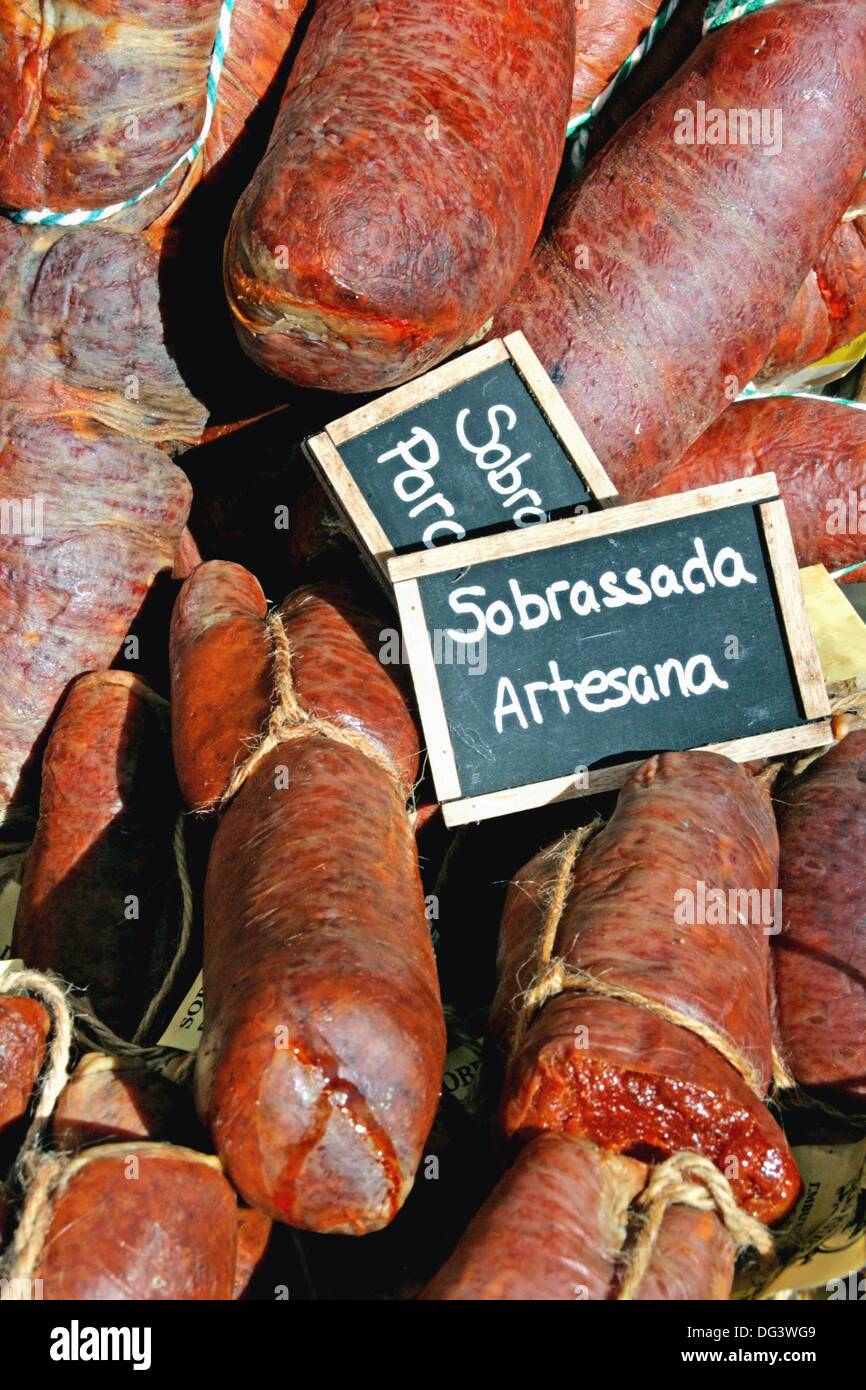 Sobrasada market hi-res stock photography and images - Alamy