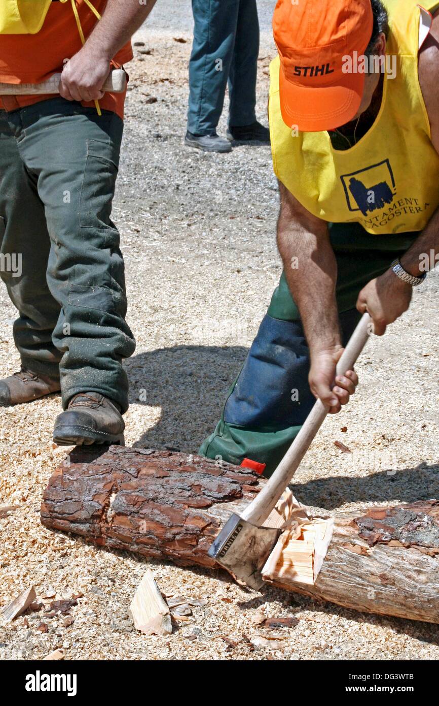 Woodcutter competition hi-res stock photography and images - Alamy
