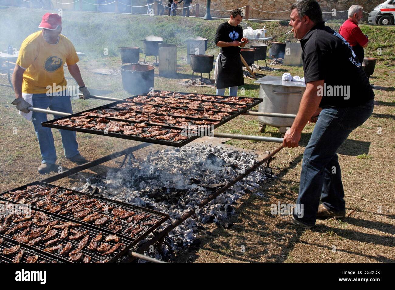 roast beef, Festa de la Matances of Porc´11, La Cellera del Ter, Girona ...