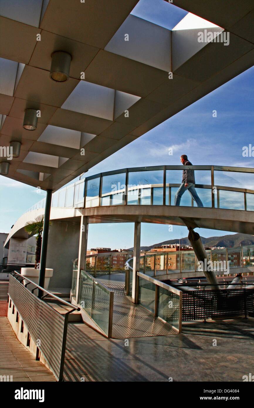 Bridge, L´anec blau shopping center, Castelldefels, Catalonia, Spain ...