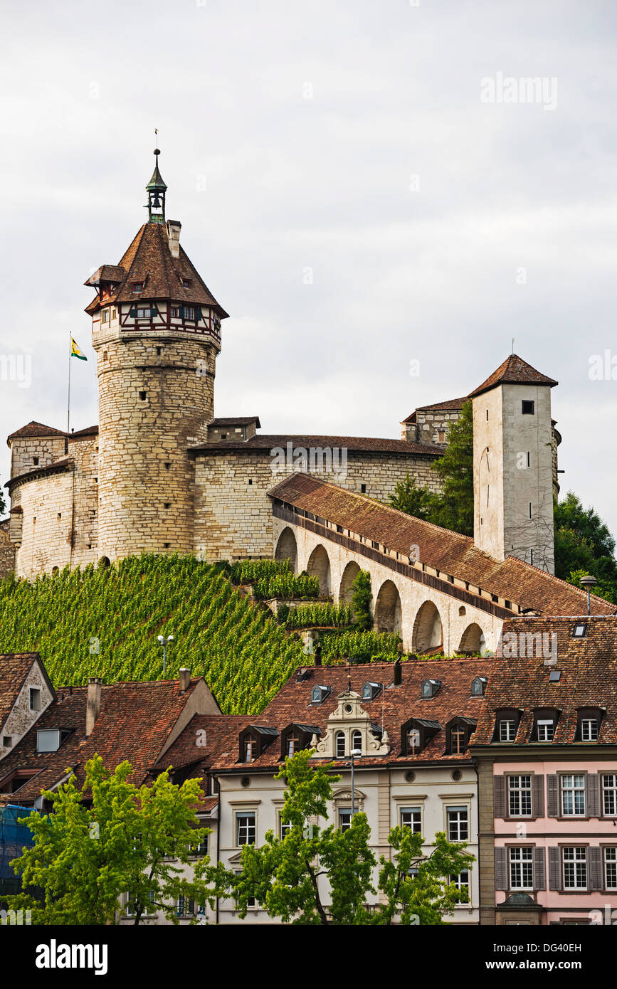 Schaffhausen munot castle switzerland europe hi-res stock photography ...