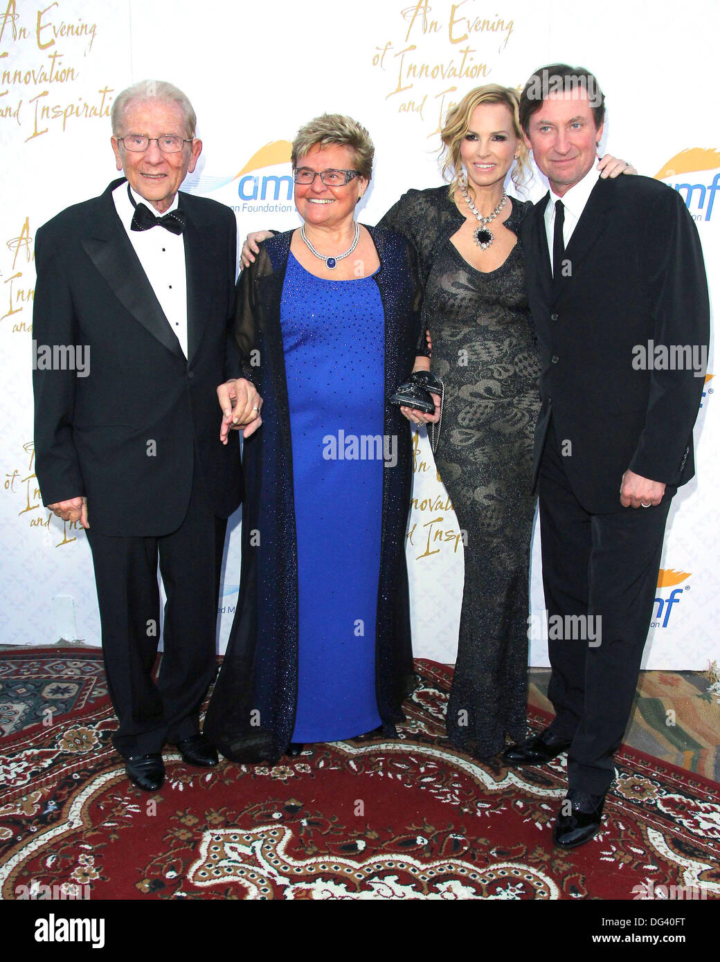 Los Angeles, California, USA. 14th Oct, 2013. Alfred E. Mann, Claude ...