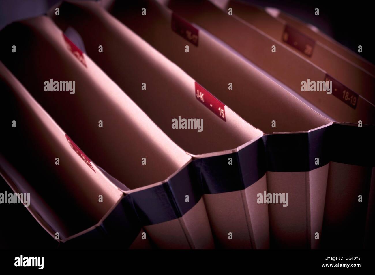 Alphabetic filing hi-res stock photography and images - Alamy