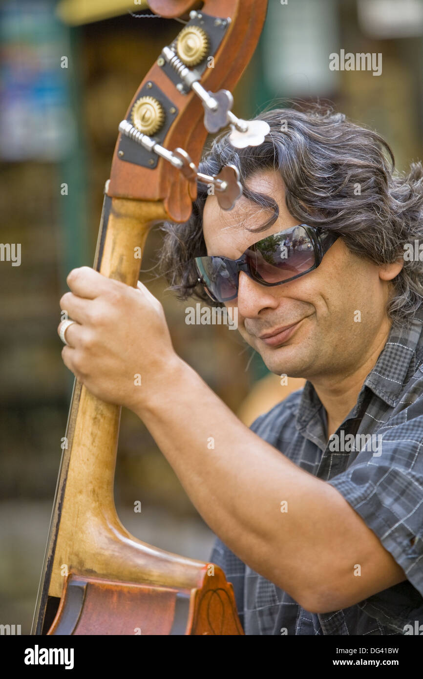 Portrait bass player hi-res stock photography and images - Alamy
