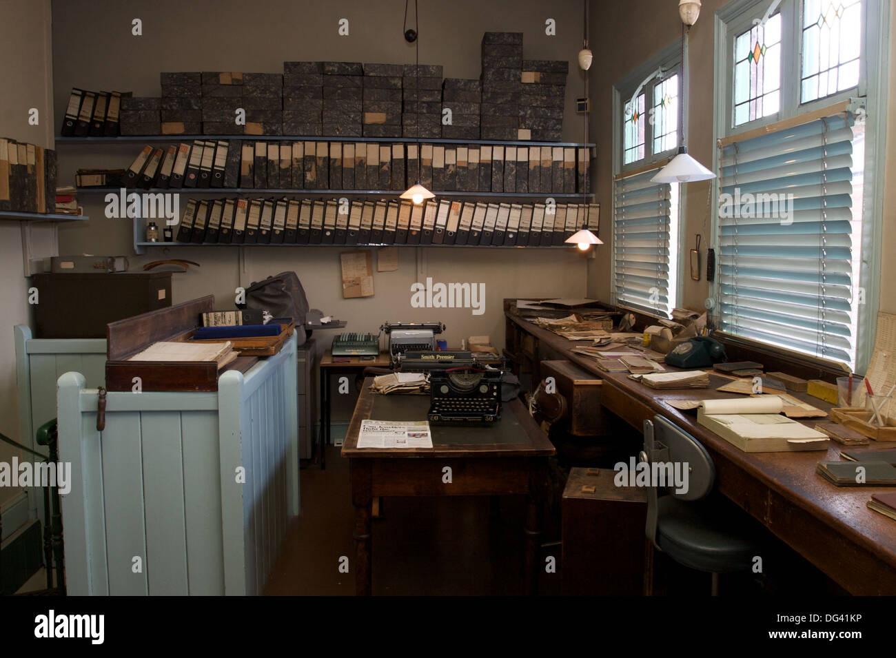 Inside the Museum of the Jewellery Quarter, Birmingham. The museum is a ...