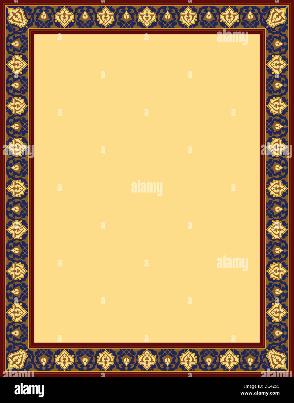 Traditional Arabic Frame Stock Photo - Alamy