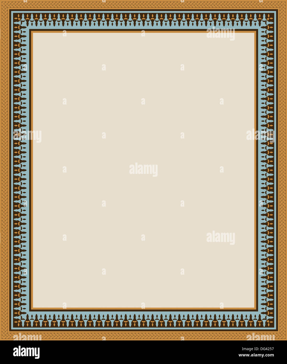 Traditional Arabic Frame Stock Photo - Alamy