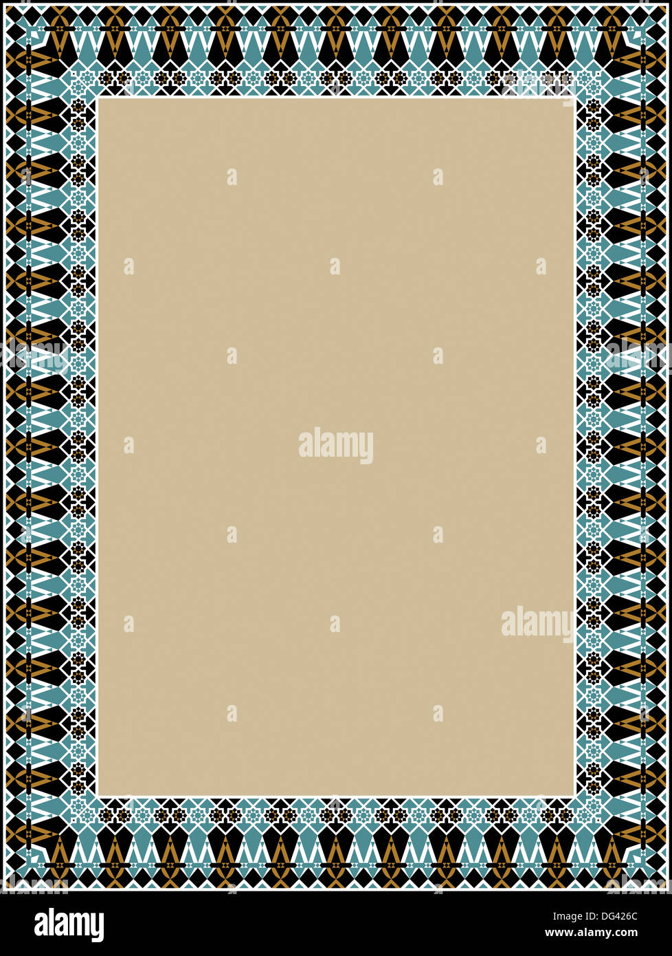 Traditional Arabic Frame Stock Photo - Alamy