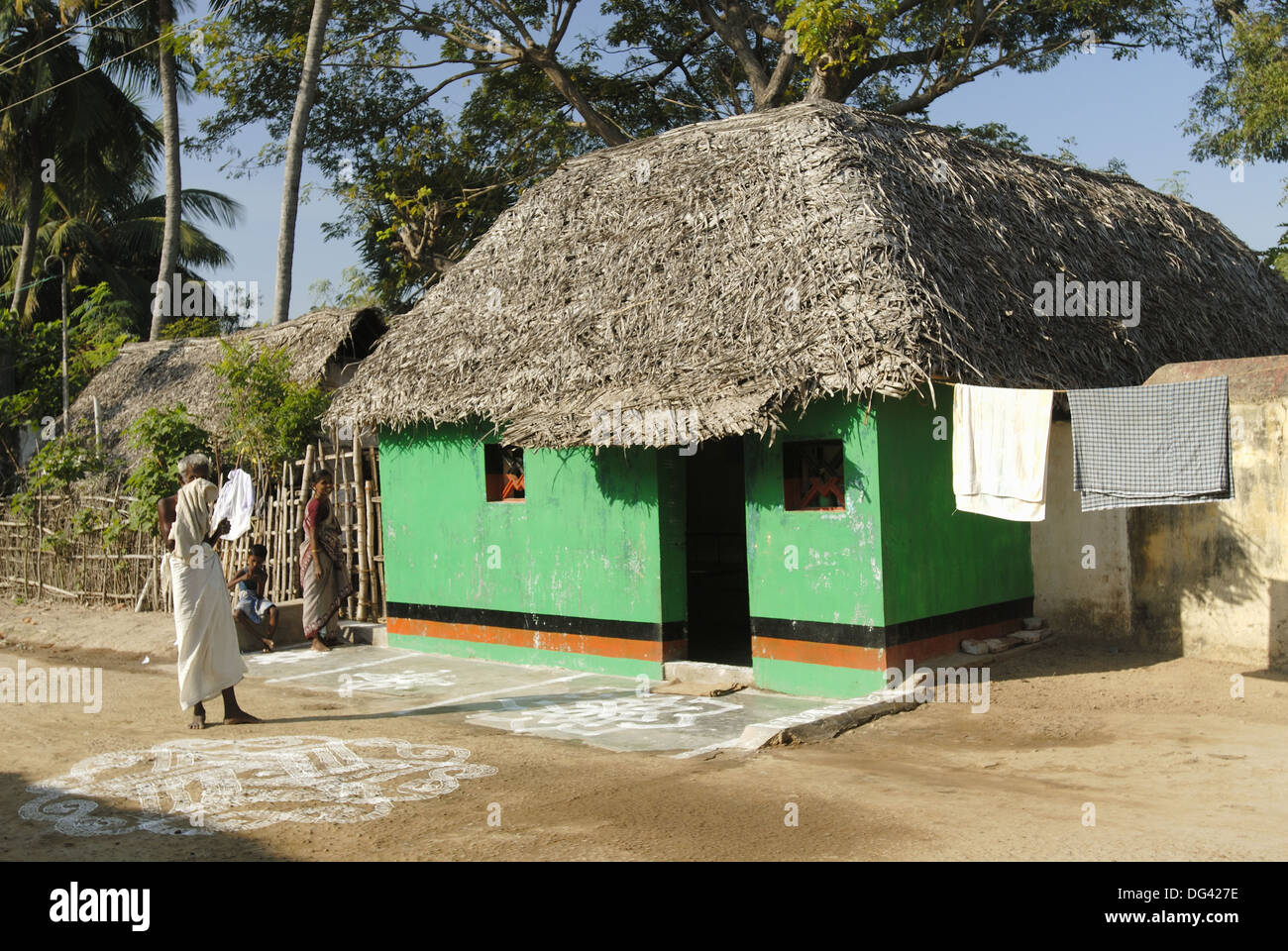 Village house tamilnadu hi-res stock photography and images - Alamy