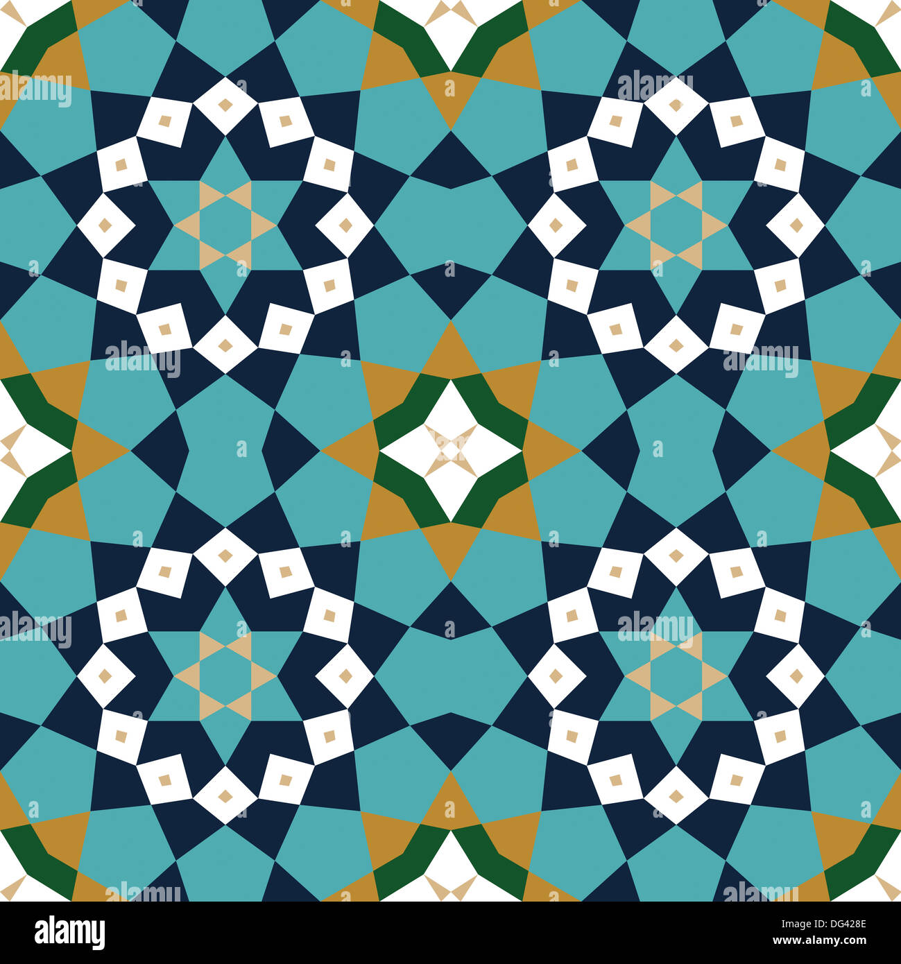Traditional Arabic Seamless Pattern Stock Photo - Alamy