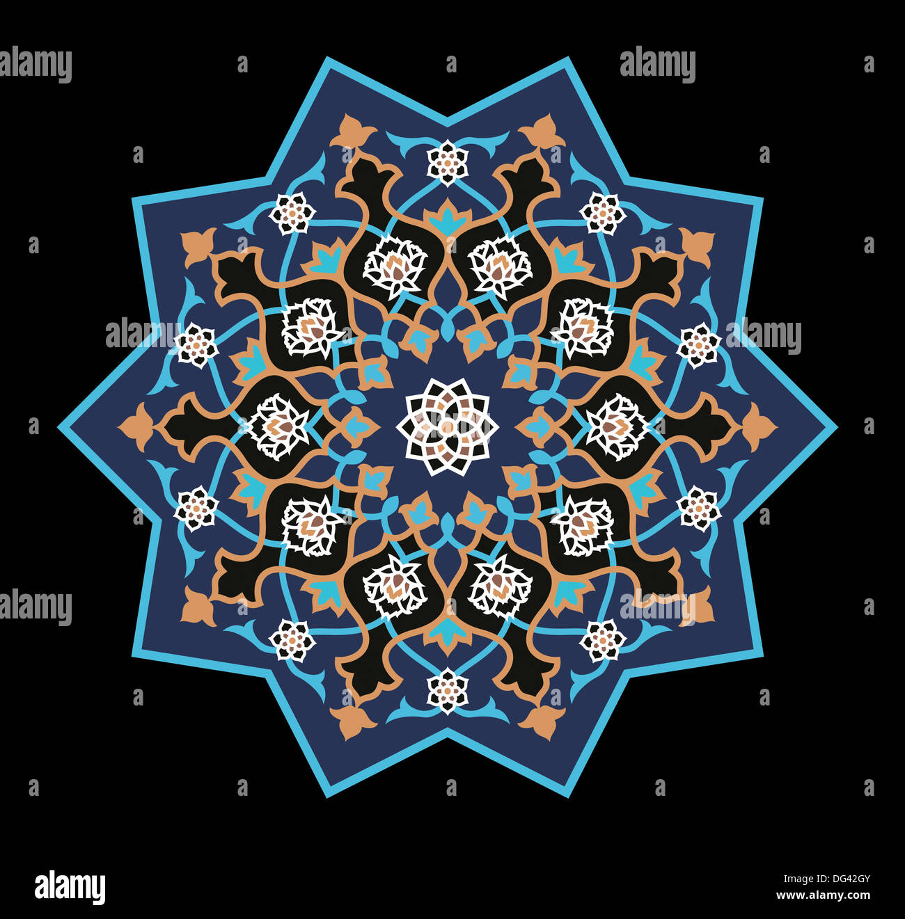 Traditional Arabic Design Ornament Stock Photo - Alamy