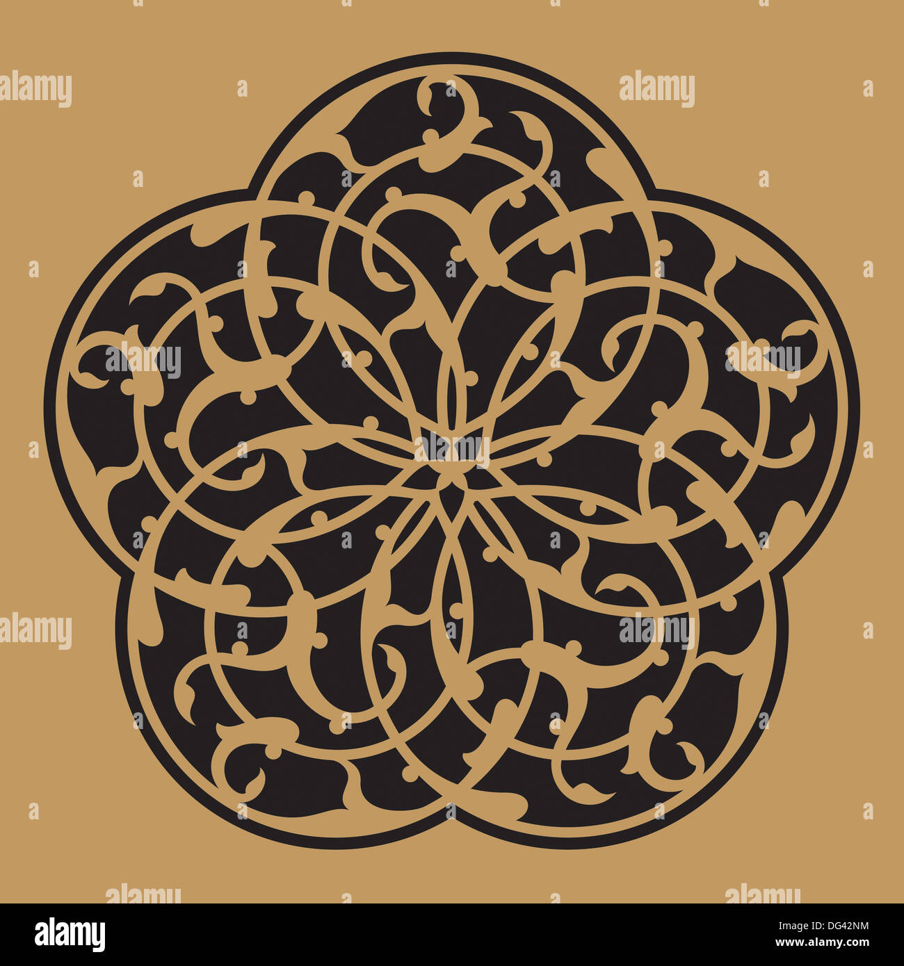Traditional Arabic Design Ornament Stock Photo - Alamy